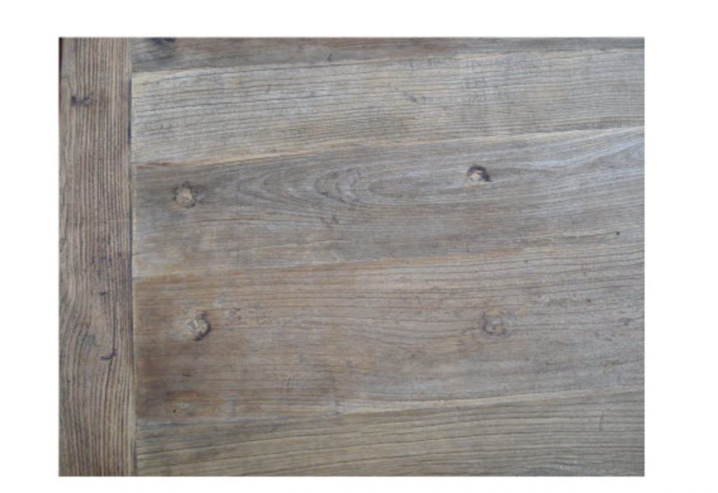 Rustic Recycled Elm Dining Table